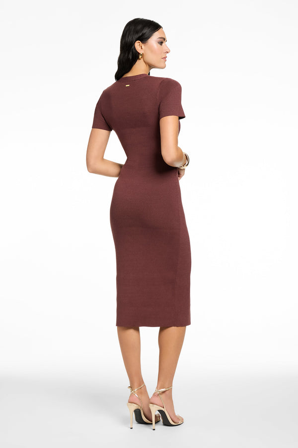AGNES SHORT SLEEVE CARDI DRESS